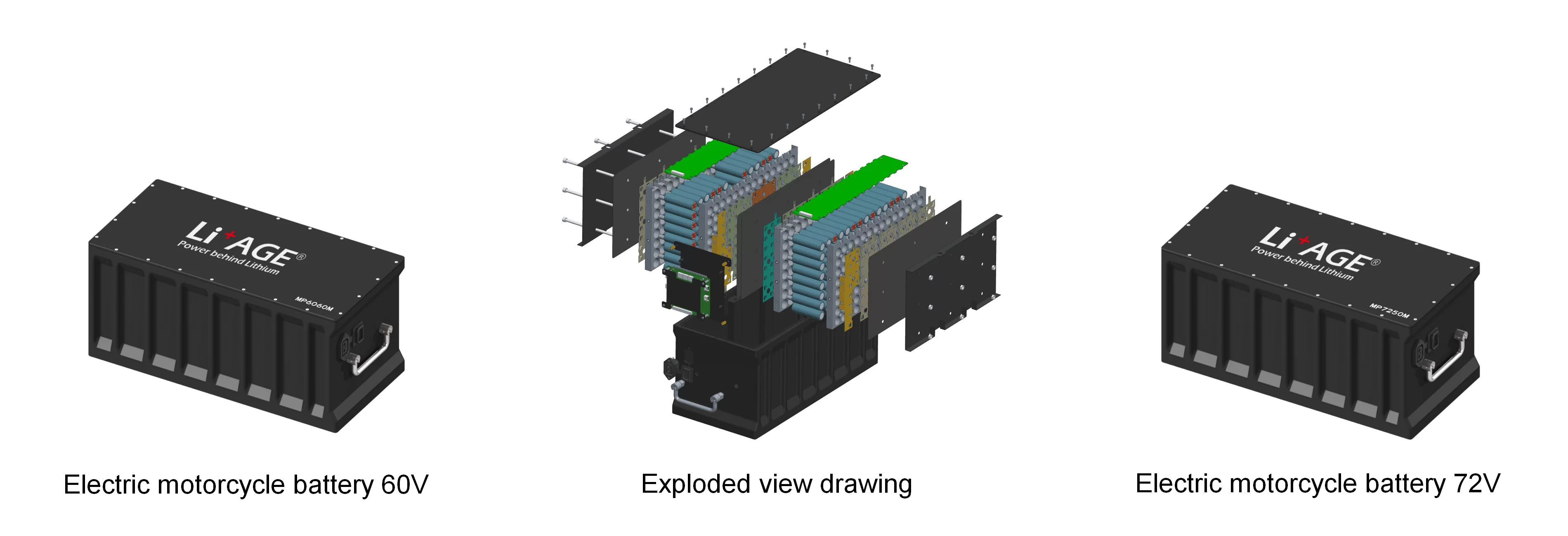 Electric motorcycle lithium batteries